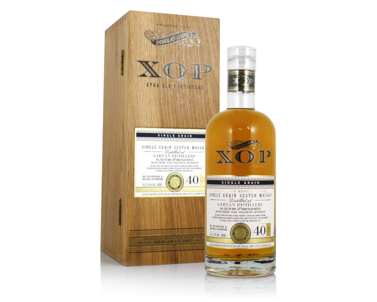 Girvan 1979 40 Year Old, XOP Xtra Old Particular Cask #13338