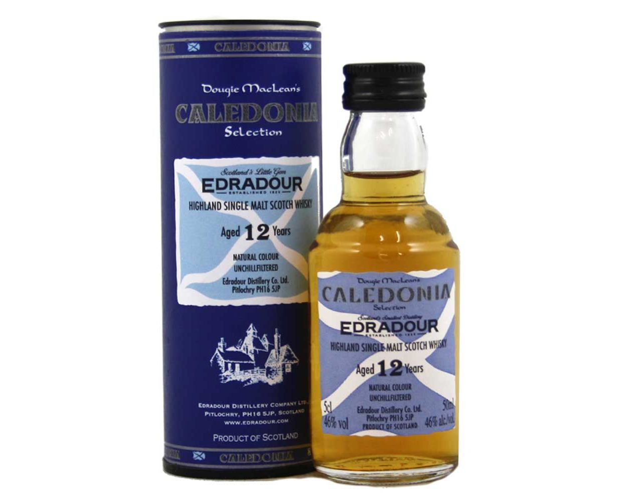 Edradour Caledonia 12 Year Old Whisky / 5cl / Â£7.50